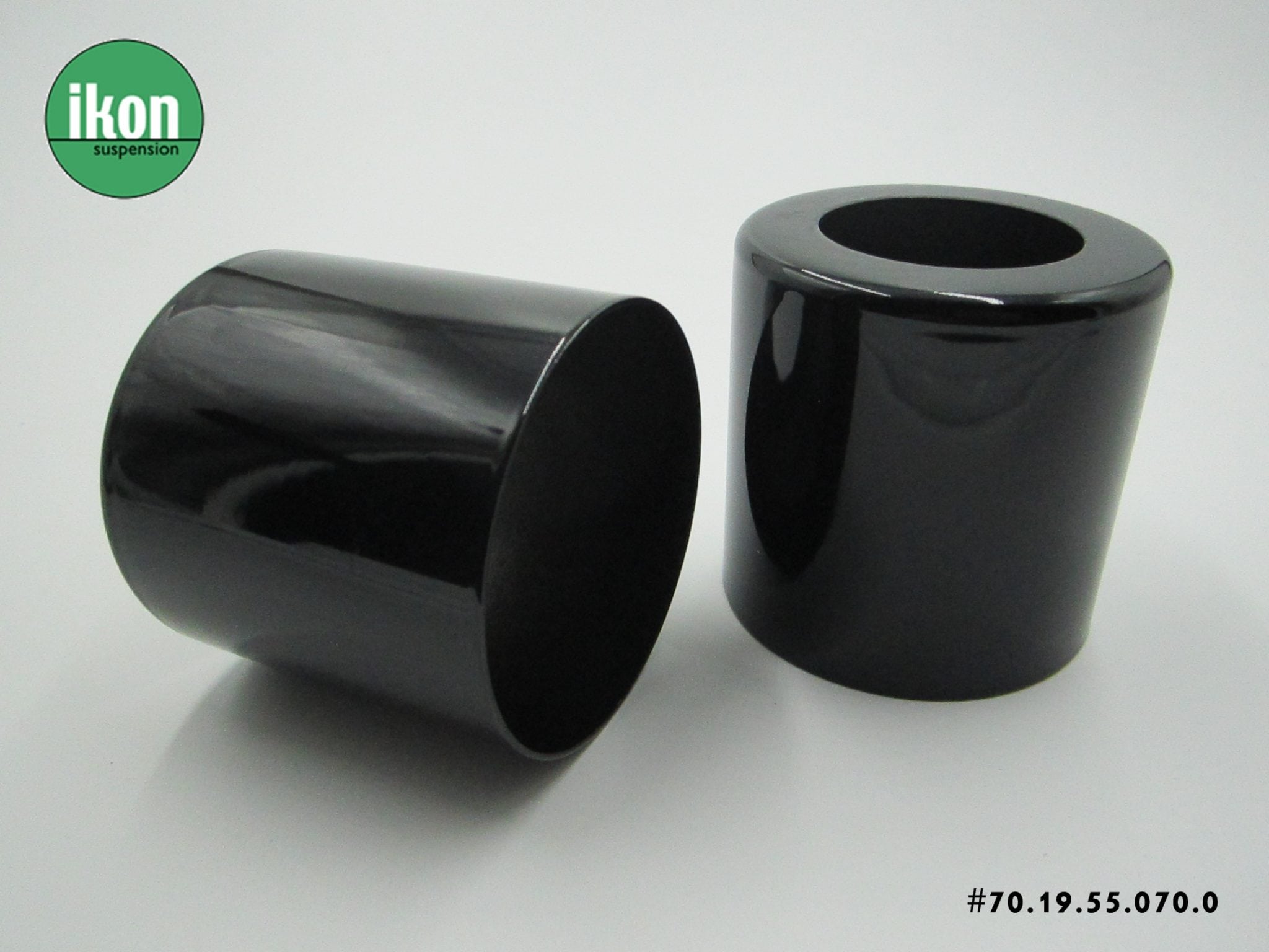 Spring cover, black 70mm, pair - IKON Suspension USA